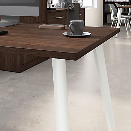 Bush Business Furniture Vista 60 W Computer Desk with Splayed Metal ...