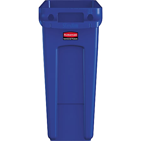 Rubbermaid Commercial Slim Jim Vented Container 16 gal Capacity ...