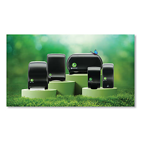 San Jamar Ecological Green Tissue Dispenser 16.75 x 5.25 x 12.25 Black ...