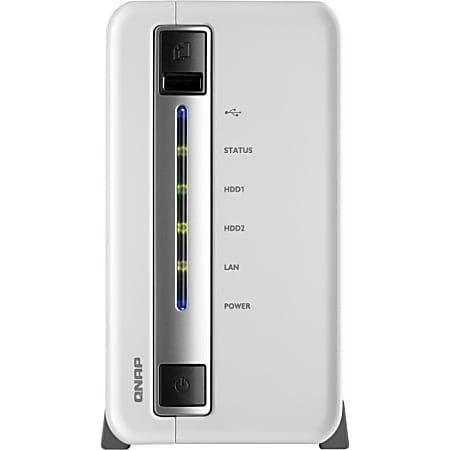 QNAP 2 bay Home SOHO NAS for Personal Cloud and Social Sharing - ODP ...