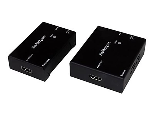 StarTech.com HDMI over CAT5 HDBaseT Extender Power over Cable Ultra HD ...