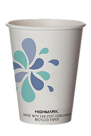 Highmark Hot Coffee Cups 12 Oz White Pack Of 50 - Office Depot