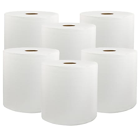 Livi Solaris Paper Hardwound Paper Towels 1 Ply 8 Width x 800 ft Length ...