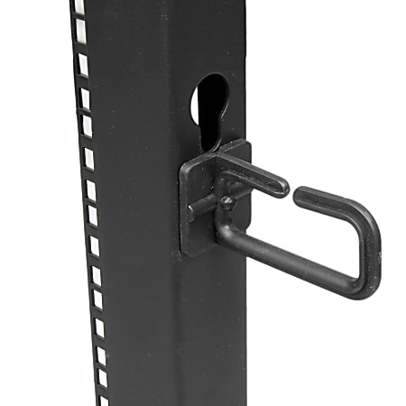 StarTech.com 25U Adjustable Depth Open Frame 4 Post Server Rack w ...
