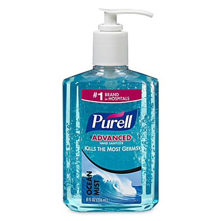Purell Instant Hand Sanitizer Blue Ocean Mist 8 Oz - Office Depot