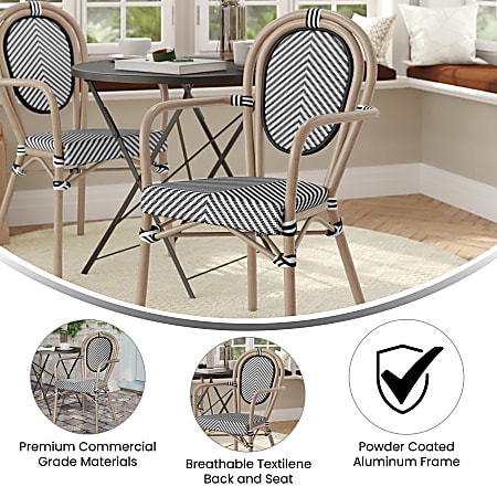 Flash Furniture Marseille IndoorOutdoor Commercial Thonet Bistro ...