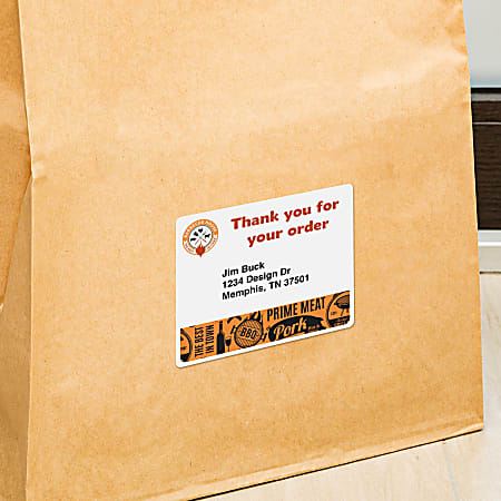 Custom Printed 1 Color Laser Sheet Labels And Stickers 3 13 x 4 ...