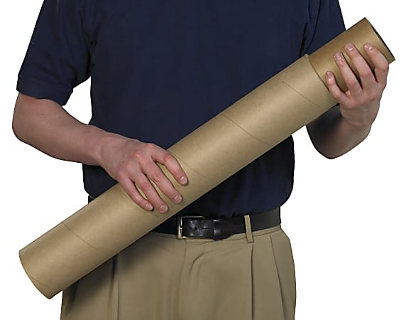 Office Depot Brand Kraft Adjustable Tubes 3 14 x 24 44 Case of 25 ...