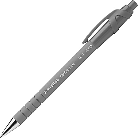 Paper Mate FlexGrip Ultra 42percent Recycled Retractable Pens Medium ...