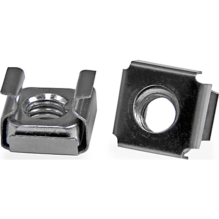StarTech.com M6 Cage Nuts For Server Rack Cabinet Pack Of 50 - Office Depot