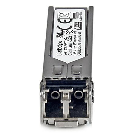 StarTech.com 100BASE EX MSA Compliant SFP Module LC Connector Fiber SFP Transceiver Lifetime ...
