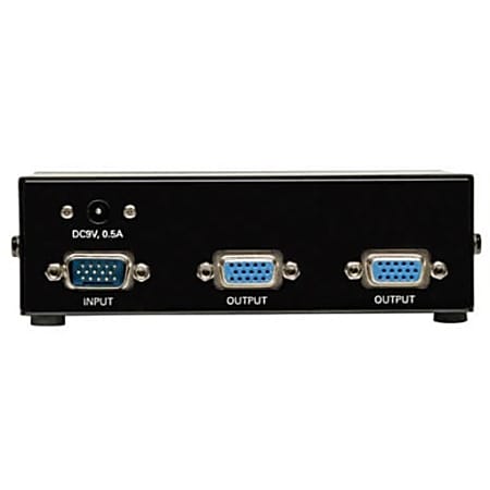 Tripp Lite 2 Port VGA Video Splitter With Signal Booster B114 002 R ...