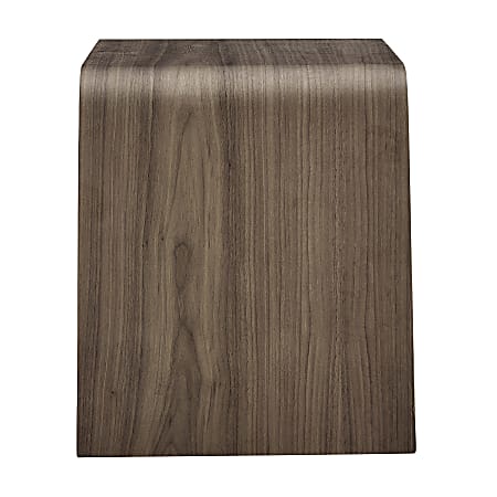 Eurostyle Anise Side Table 15 12 H x 26 12 W x 14 D Walnut - Office Depot