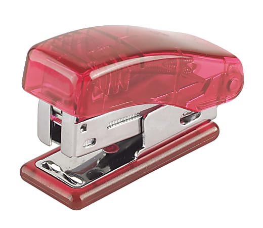 Office Depot Mini Stapler with Built In Remover 2 14 Assorted Colors ...