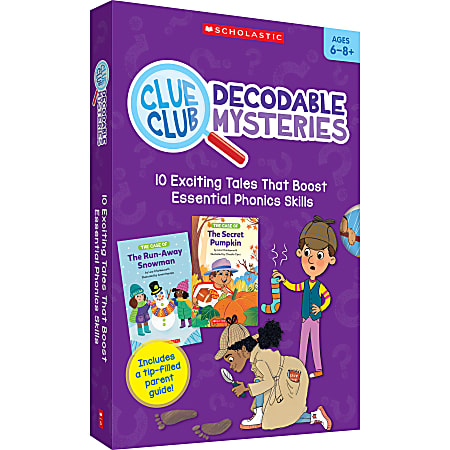 Scholastic Teaching Solutions Clue Club Decodable Mysteries Single Copy ...