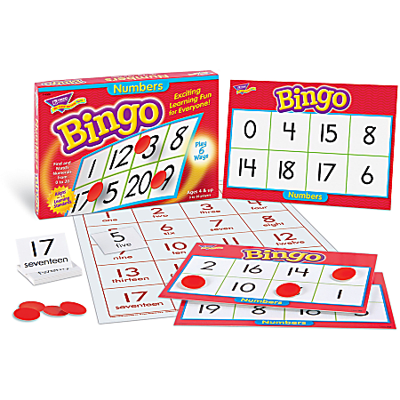 Trend Bingo Game Numbers - Office Depot