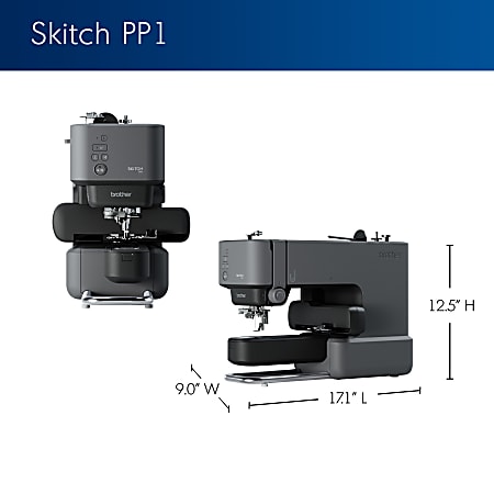 Brother Skitch Single Needle Embroidery Machine And Magnetic Narrow ...
