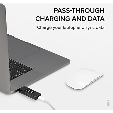 Plugable USB C Power Meter Tester for Monitoring USB C Connections ...