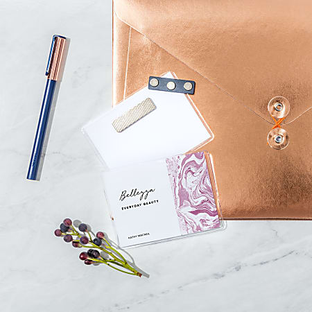 Avery® Magnetic Style Name Badge Kit, 3" x 4", White, Pack Of 48 Badges