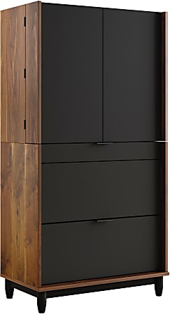 sauder computer armoire