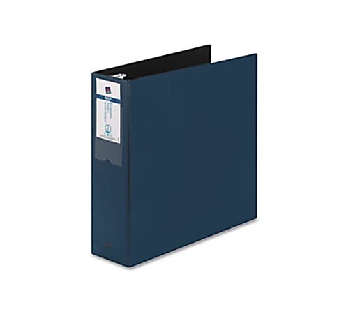 Avery Economy Binder Label Holder 3 Round Rings 460 Sheet Capacity Blue ...