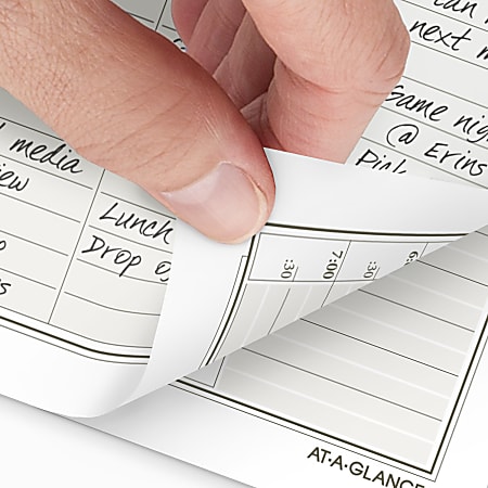 AT A GLANCE 2026 Column Style Weekly Monthly Planner Refill Loose Leaf ...