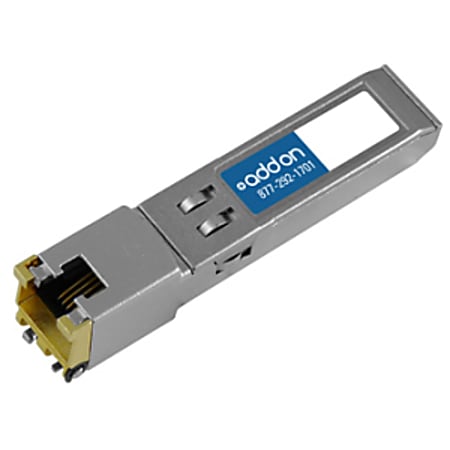 AddOn IBM 45W2813 Compatible TAA Compliant 10/100/1000Base-TX SFP ...