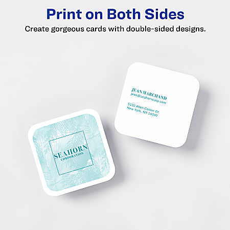 square cards printing