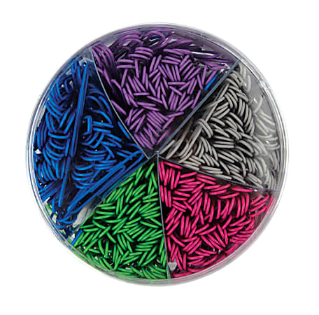 Office Depot Brand Paper Clips Pack Of 500 Jumbo Assorted Colors ...