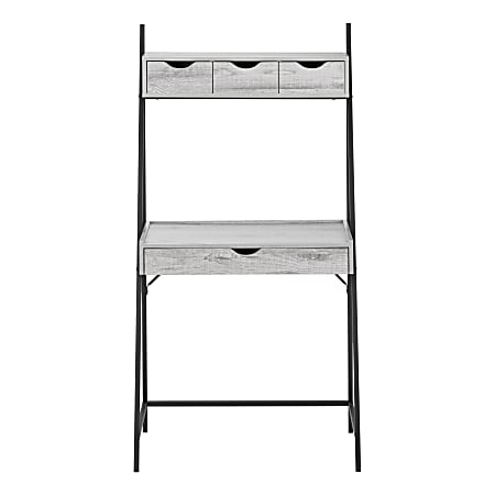 Monarch Specialties Junior 32 W Ladder Style Computer Desk With 2 ...