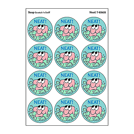 Trend Retro Scratch n Sniff Stinky Stickers NeatSoap Scent 24 Stickers ...