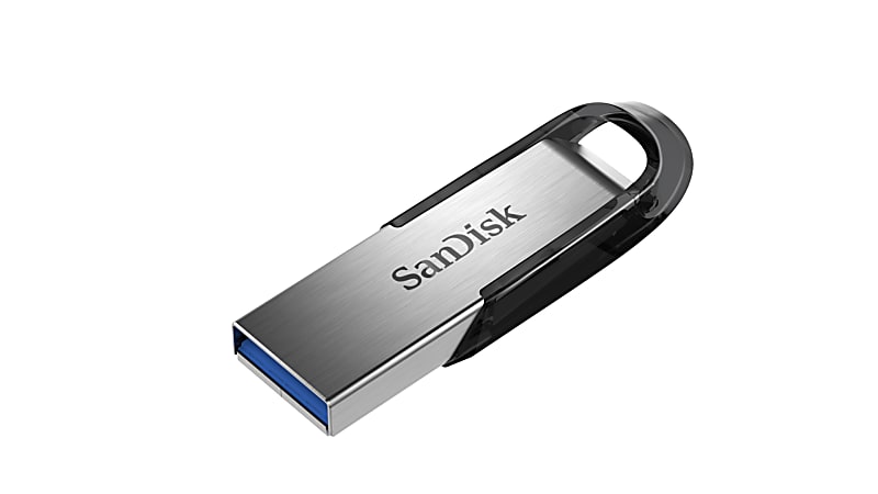 SanDisk Ultra Flair USB 3.0 Flash Drive 512 GB Silver - Office Depot