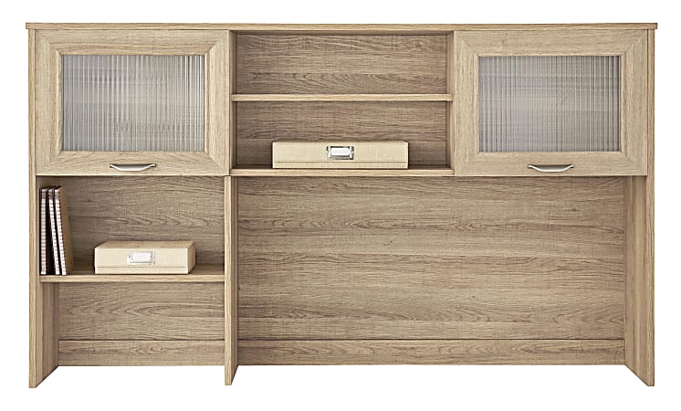 Realspace Magellan 58 W Hutch For Corner Or L Shaped Computer Desks ...