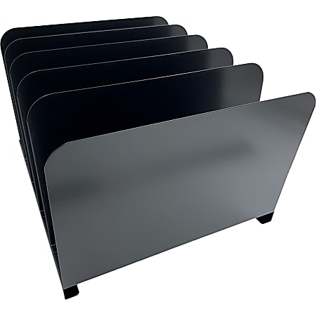 Huron Vertical Desk Organizer 5 Compartments Vertical 7.75 H x 11 W x ...