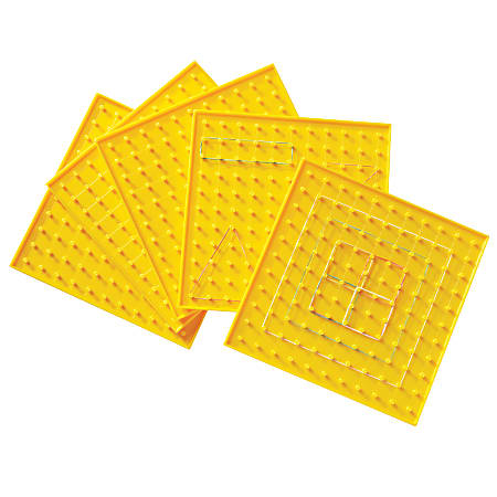 Learning Resources Geoboards Yellow Pre K College Pack Of 5 - Office Depot