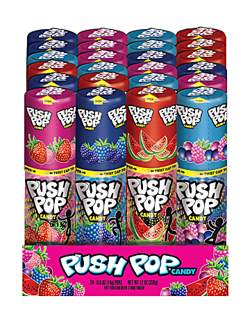 Push Pop Fruit Frenzy 0.5 Oz. - Office Depot