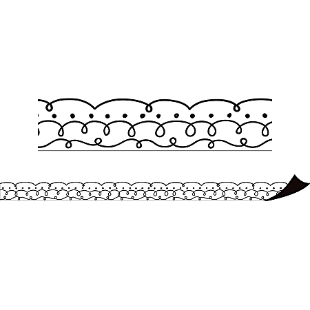Teacher Created Resources Magnetic Border Squiggles And Dots 24 Per ...