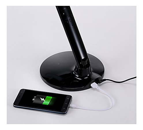 Bostitch Adjustable Color LED Desk Lamp With Digital Screen 7 34 H ...