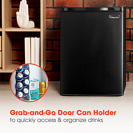 Magic Chef 2.6 Cu. Ft. Mini Refrigerator Black Total Qty 1 - Office Depot