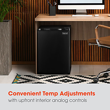 Magic Chef 2.6 Cu. Ft. Mini Refrigerator Black Total Qty 1 - Office Depot
