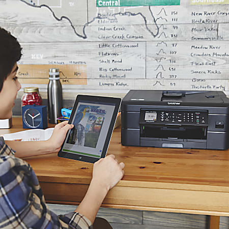 Brother MFC J1010DW Wireless Inkjet All in One Color Printer With ...