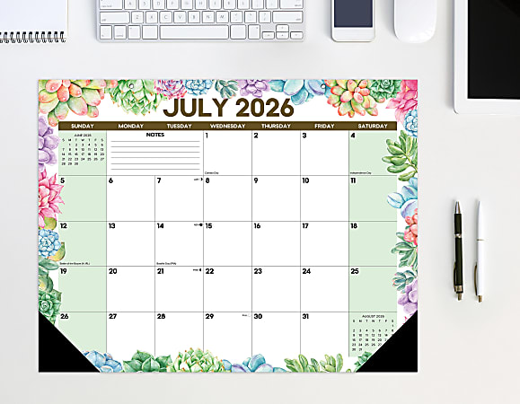 2026 2027 Willow Creek Press Academic Monthly Desk Pad Calendar 17 x 22 ...