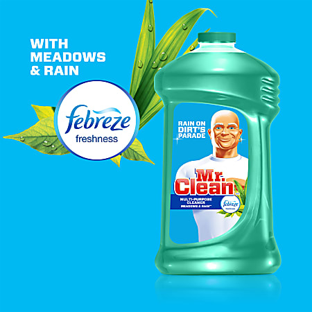 Mr. Clean Home Pro Liquid All Purpose Cleaner Febreze Meadows And Rain ...