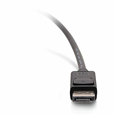 C2G 4K DisplayPort Cable With Latches 6 - Office Depot