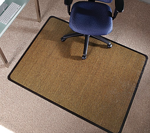 Deflect O Harbour Pointe Decorative Chair Mat For Hard Floors 46 W x 60 ...