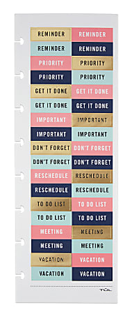 TUL Discbound Notebook Sticker Sheets 3 x 8 12 Assorted 10 Sheets 2 ...