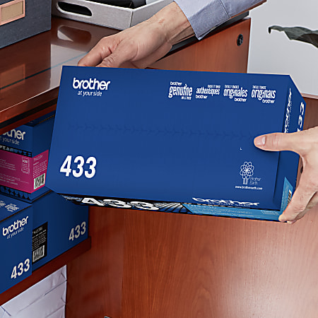 Brother TN 433 Cyan High Yield Toner Cartridge TN 433C - Office Depot