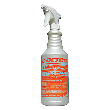 Betco Green Earth Peroxide WallCounter Spray Bottles 32 Oz Pearlized ...