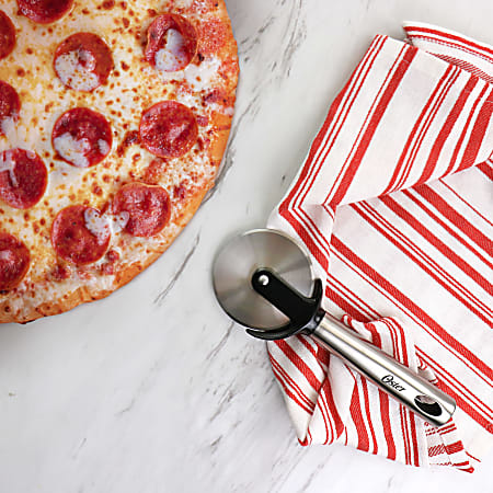 Oster Baldwyn Stainless Steel Pizza Cutter Utensil 8 58 Silver - Office ...