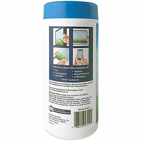 Dust Off Antistatic Monitor Wipes Pack Of 80 - Office Depot